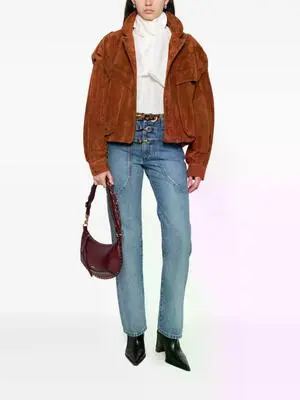 Isabel Marant Buckled Patch-pocket Jeans