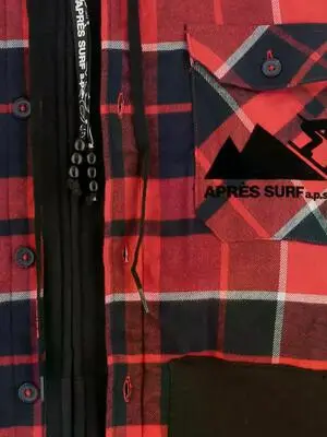 APRÈS SURF Hooded Check-pattern Jacket