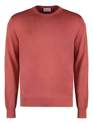 THE (ALPHABET) Ribbed Crew-neck Sweater