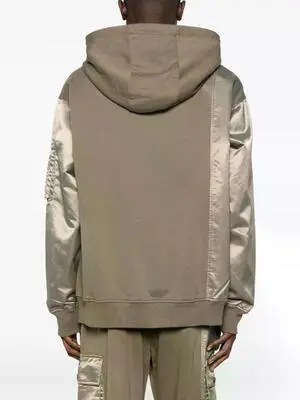 FENG CHEN WANG Satin-panel Hooded Jacket
