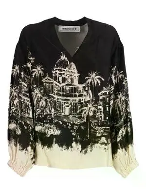 SHIRTAPORTER Printed Blouse