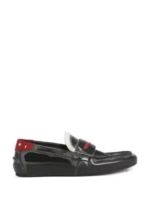 Marni Penny-strap Leather Loafers