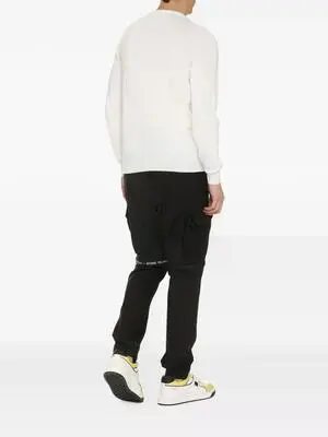THE (ALPHABET) Ribbed Crew-neck Sweater - Neutrals