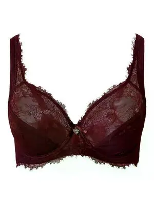 TWINSET Underwire Lace Bra - Red