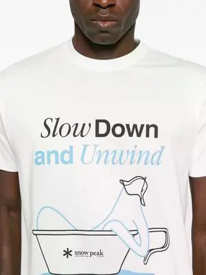 SNOW PEAK Graphic-print Short-sleeve T-shirt