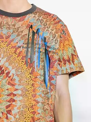 KHOKI Patchwork-print T-shirt
