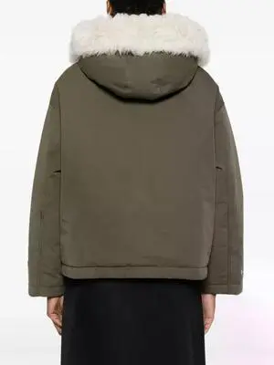 YVES SALOMON Hooded Patch-pocket Jacket