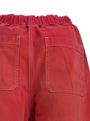 Kapital Drawstring Cotton Shorts - Red