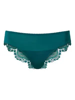 TWINSET Lace-trimmed Briefs - Green
