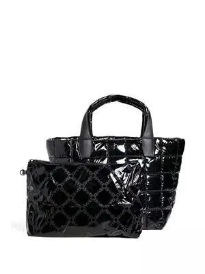 VEECOLLECTIVE Quilted Artificial Leather Tote Bag