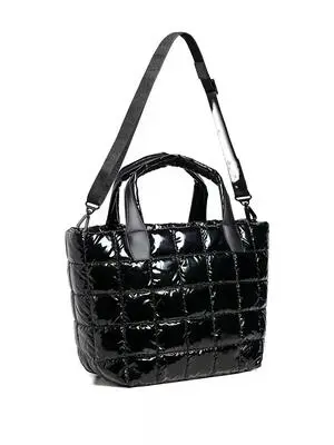 VEECOLLECTIVE Quilted Artificial Leather Tote Bag