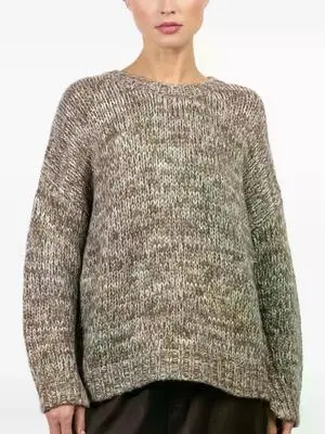 Sablyn Cypress Marl-knit Sweater - Brown