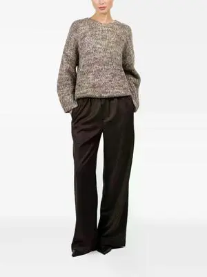 Sablyn Cypress Marl-knit Sweater - Brown