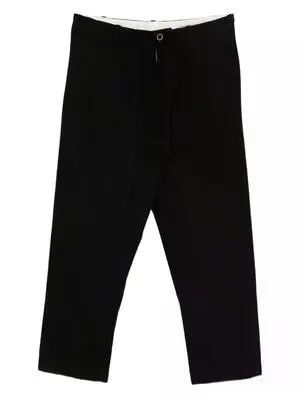 Uma Wang Black Wash Pants For Men