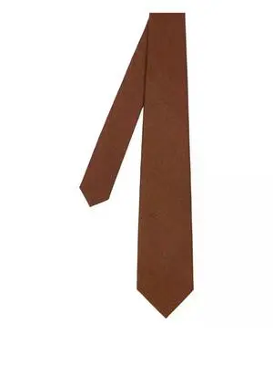 Paul Smith Pointed-tip Tie - Brown