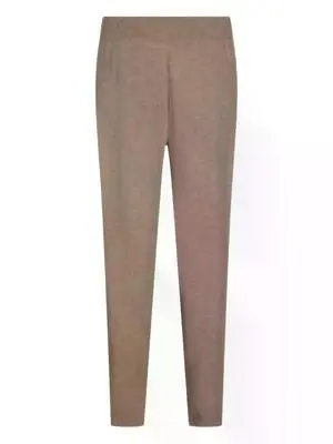Malo Elastic-waistband Cashmere Straight-leg Trousers