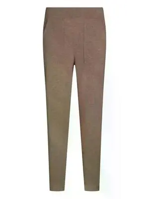 Malo Elastic-waistband Cashmere Straight-leg Trousers