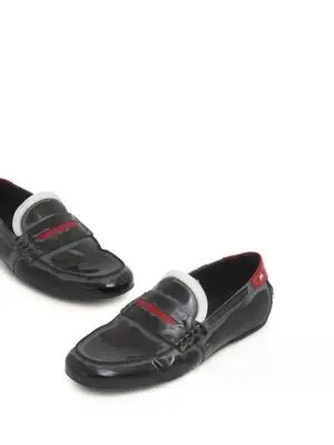 Marni Penny-strap Leather Loafers
