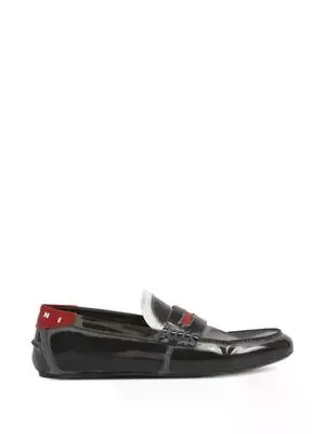 Marni Penny-strap Leather Loafers