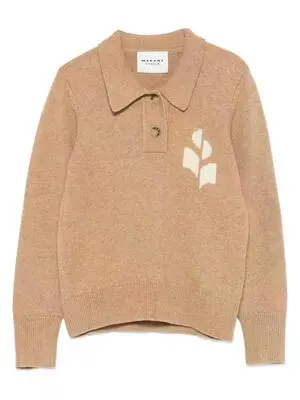 MAISON ETOILE Polo-neck Sweater - Neutrals