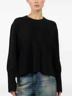 ARLO MOTT Split-hem Long-sleeve Sweater