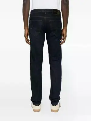 Jacob Cohen Embellished-detail Straight Leg Jeans