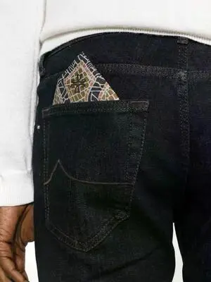 Jacob Cohen Embellished-detail Straight Leg Jeans