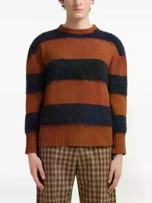 Marni Striped Virgin Wool Sweatshirt