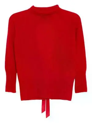 Simone Rocha Cashmere Funnel-neck Top