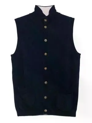 OLIVER LATTUGHI Button-fastening Patch-pocket Vest