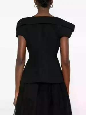 Noir Kei Ninomiya Off-the-shoulder Fitted Jacket
