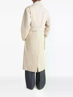 LEMAIRE Double-breasted Belted Trench Coat