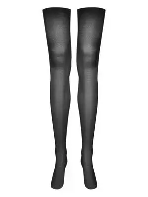 MAISON CLOSE Les Coquetteries Sheer Stockings - Black