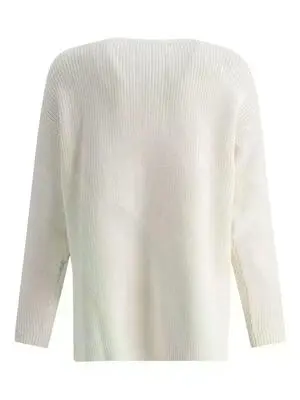 Elie Saab Lace-insert Cotton Sweater