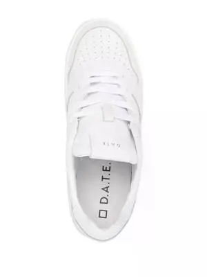 D.a.t.e. Square-logo Leather Trainers