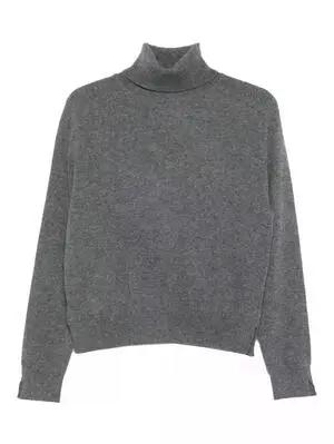 GOTHA Long-sleeve Turtleneck Sweater - Grey
