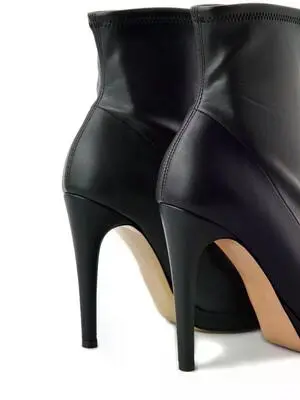 Casadei 100mm Leather Ankle Boots