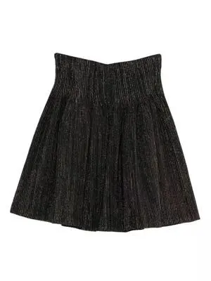 CFCL Pleated Metallic-thread Skirt