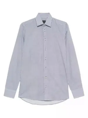 Sand Checked Long-sleeved Shirt