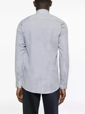 Sand Checked Long-sleeved Shirt