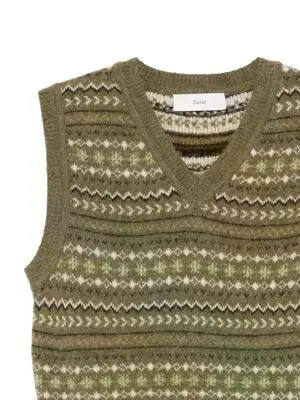 DUNST V-neck Sleeveless Sweater