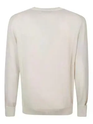 BALLANTYNE V-neck Cashmere Sweater - Neutrals