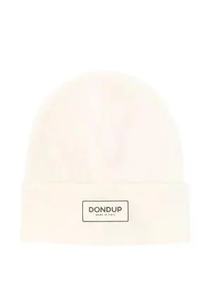 DONDUP Logo-label Beanie Hat - Neutrals
