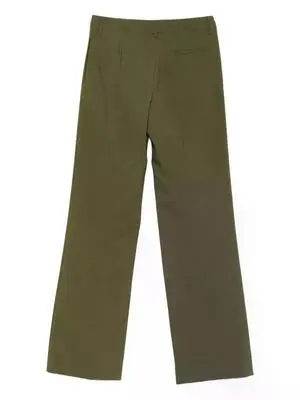 MSGM Flared High-waist Trousers