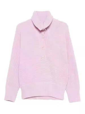 Magda Butrym High-neck Button-placket Jumper