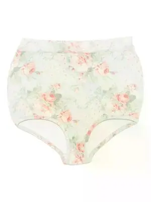 Simone Rocha Floral-print Brief - Multicolour