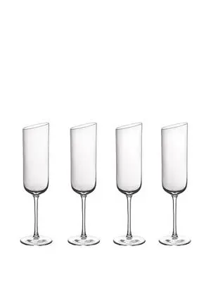 VILLEROY & BOCH Newmoon Champagne Flutes - White