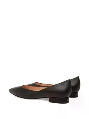Bally Leather Pointed-toe Flat Pumps