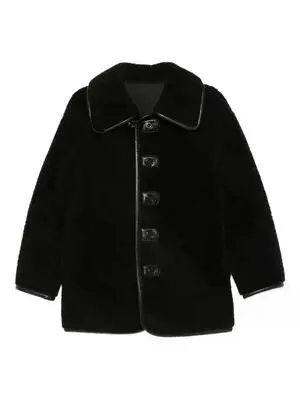LOW CLASSIC Button-fastening Teddy Jacket