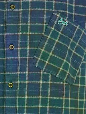 ERL Check-pattern Shirt With Logo Embroidery